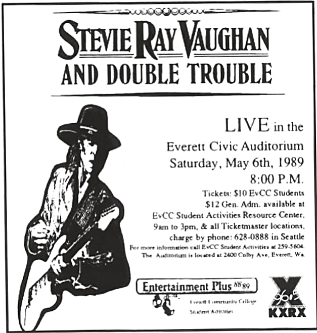 Stevie Ray Vaughan Concert & Tour History | Concert Archives
