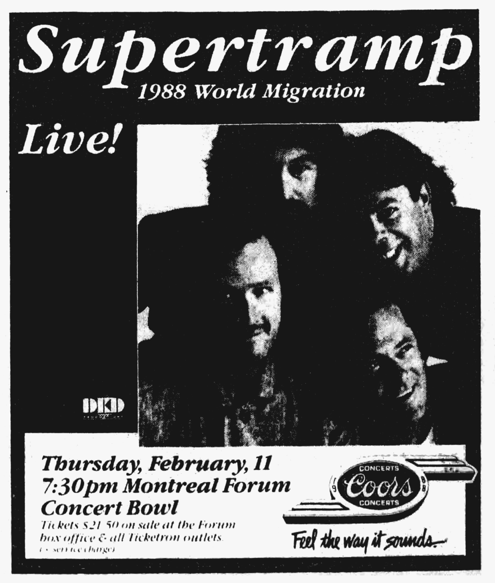 Supertramp Concert & Tour History | Concert Archives