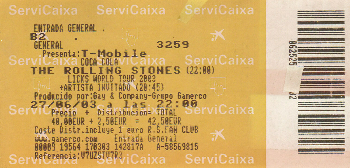 The Rolling Stones's 2003 Concert & Tour History | Concert Archives