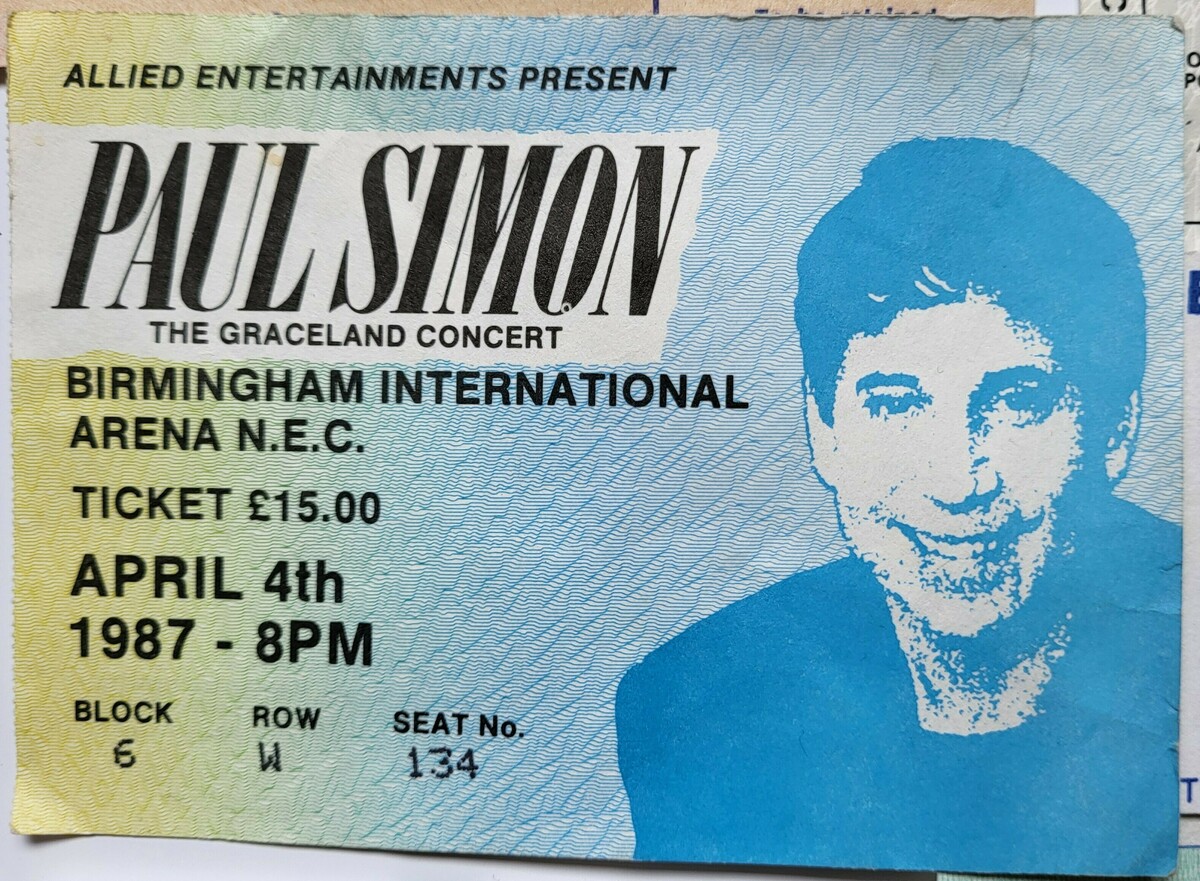 Paul Simon Concert & Tour History | Concert Archives