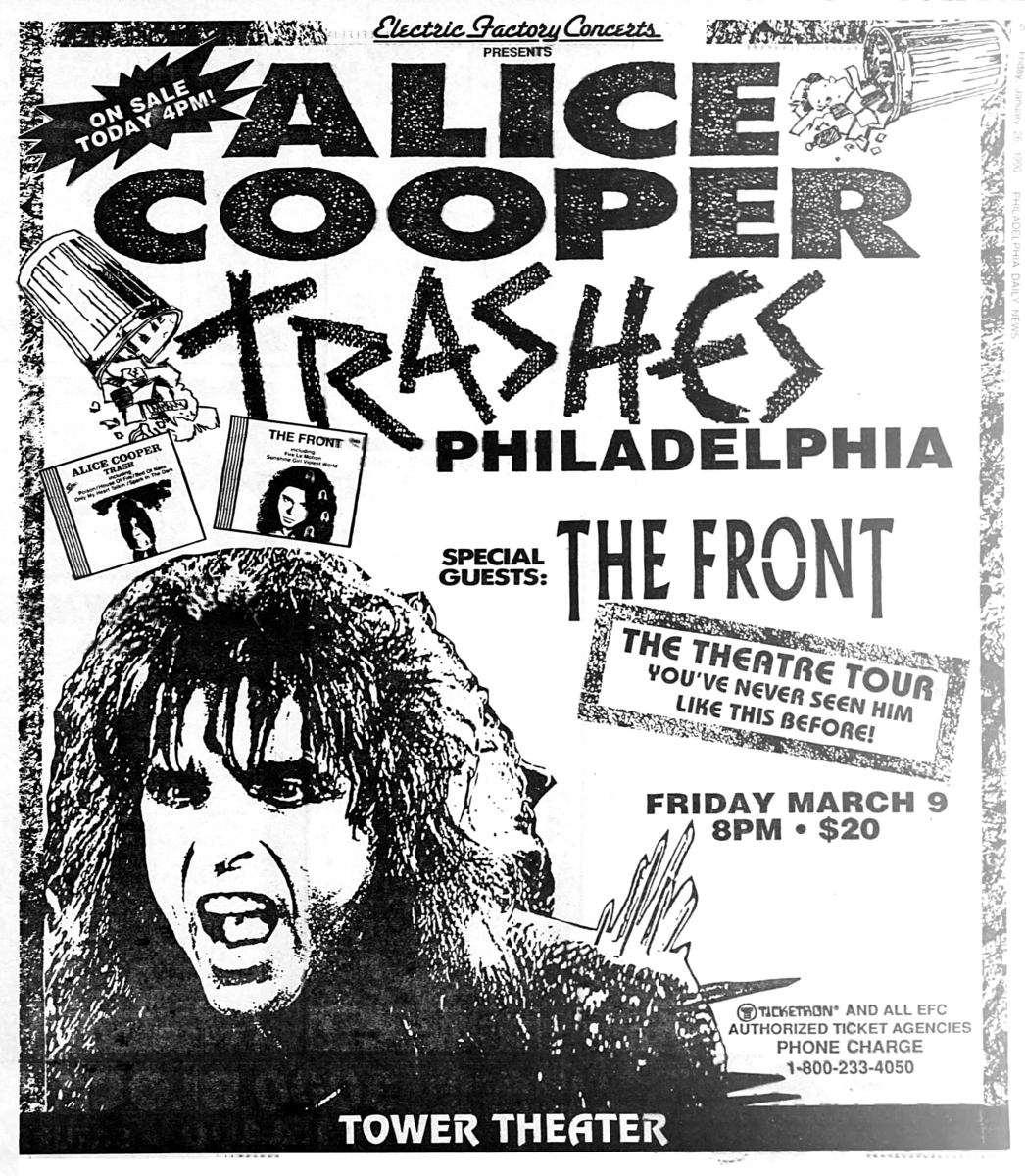 Alice Cooper's 1990 Concert & Tour History | Concert Archives