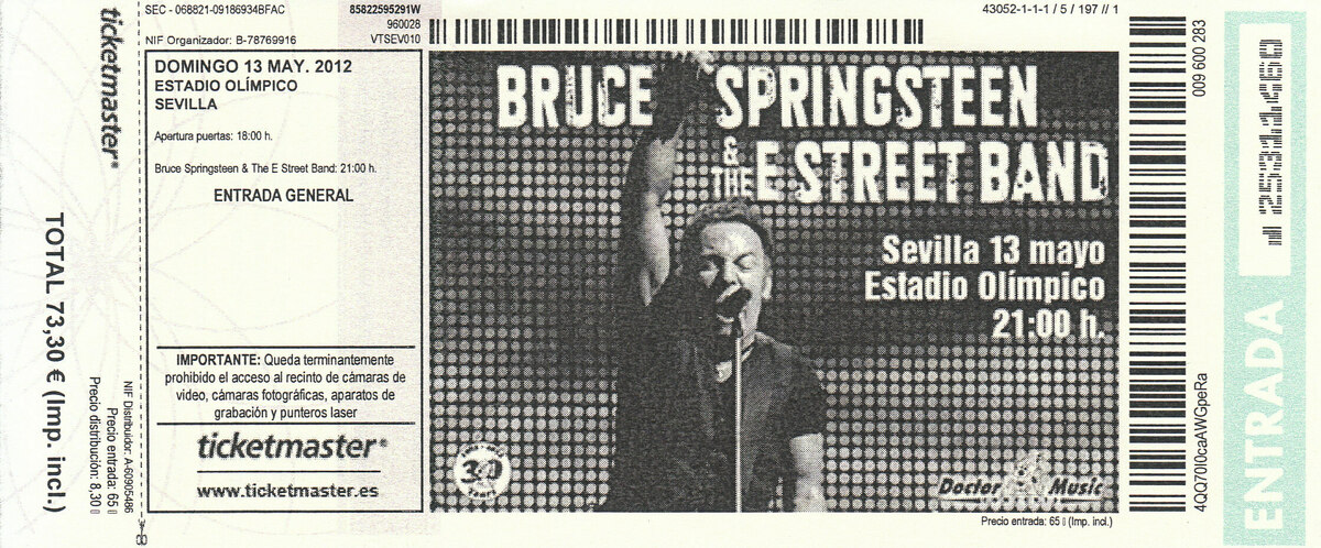 Bruce Springsteen & The E Street Band Concert & Tour History (Updated ...