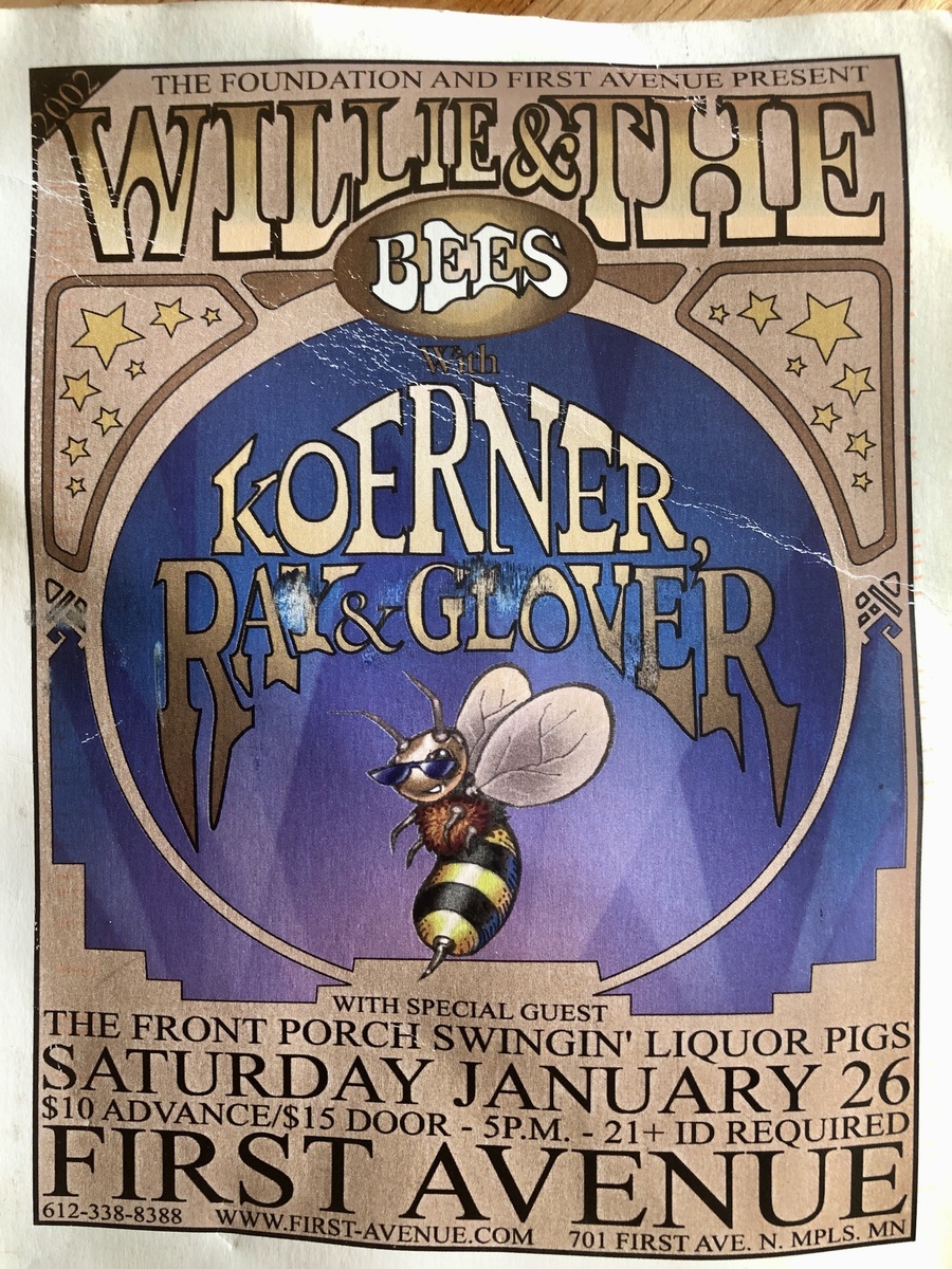 Jan 26, 2002: Willie & The Bees / Koerner, Ray & Glover / The Front ...