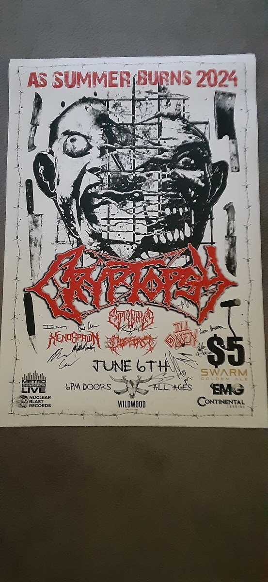 Cryptopsy Concert & Tour History (Updated for 2025) | Concert Archives