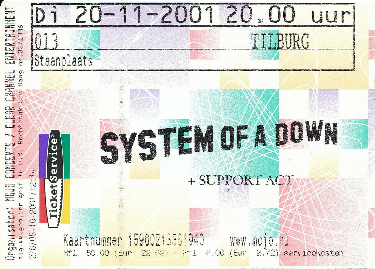 System of a Down Concert & Tour History (Updated for 2024) | Concert ...