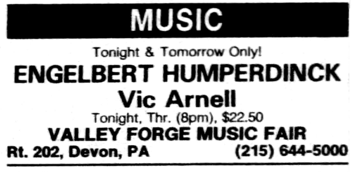 Engelbert Humperdinck Concert & Tour History (Updated for 2025 ...