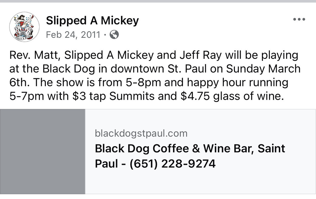 Slipped A Mickey Concert & Tour History | Concert Archives