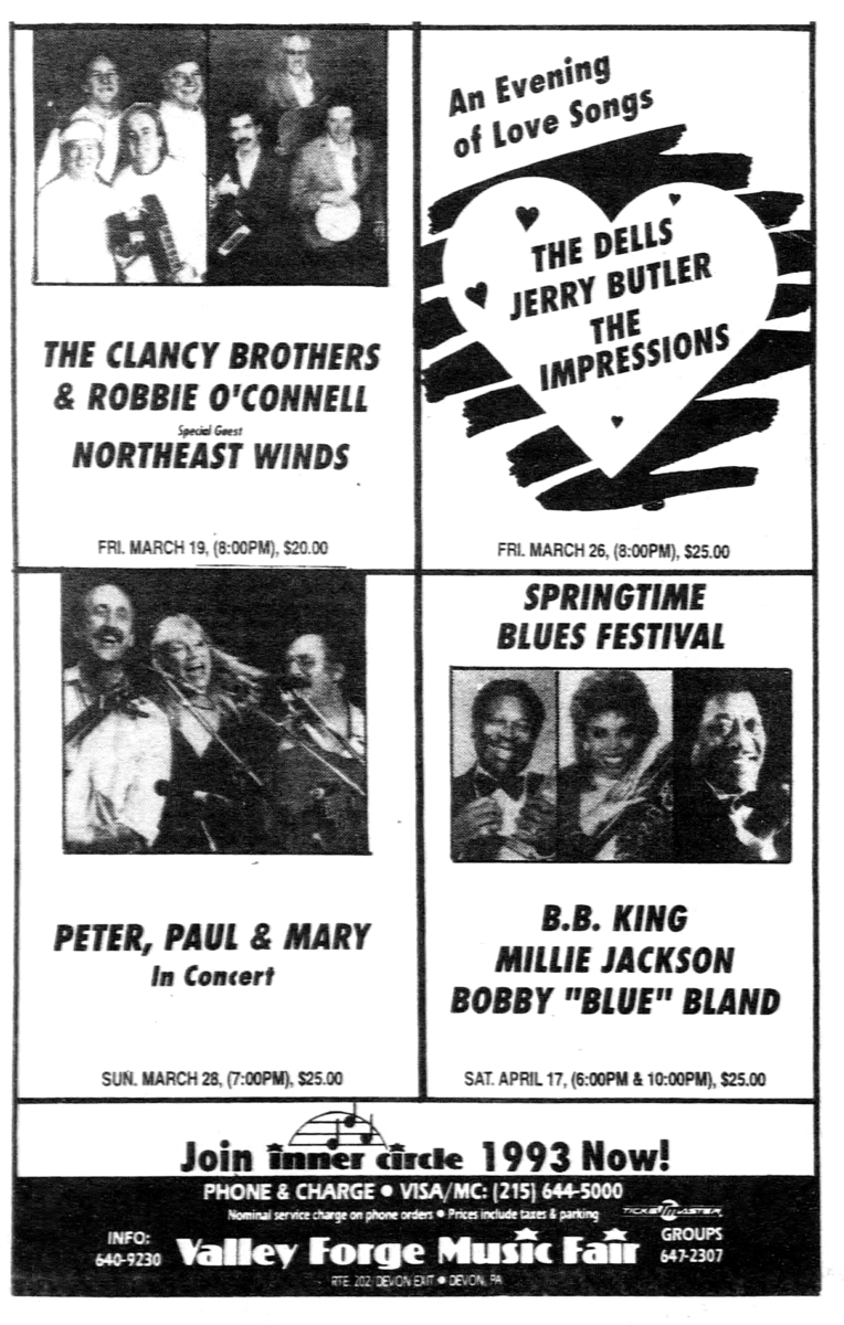 jerry butler Concert & Tour History | Concert Archives