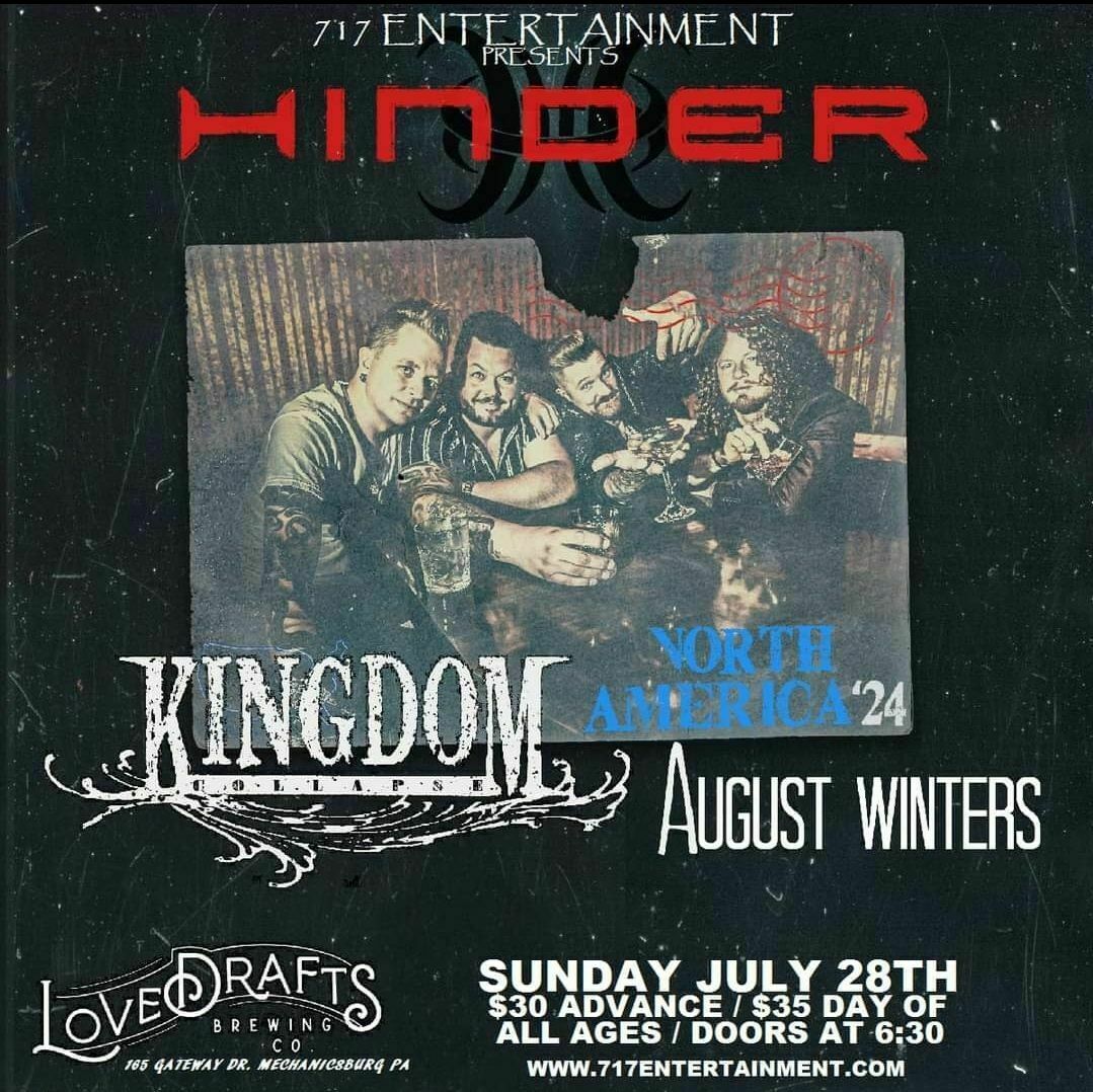 Hinder Concert & Tour History (Updated for 2024) | Concert Archives