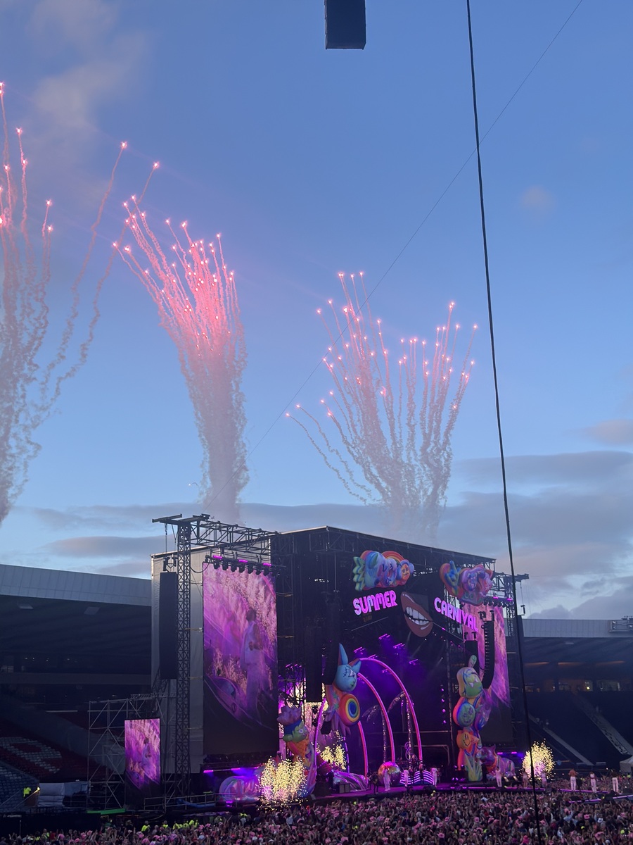 Jun 29, 2024: P!nk / The Script / Gayle / KidCutUp at Hampden Park ...