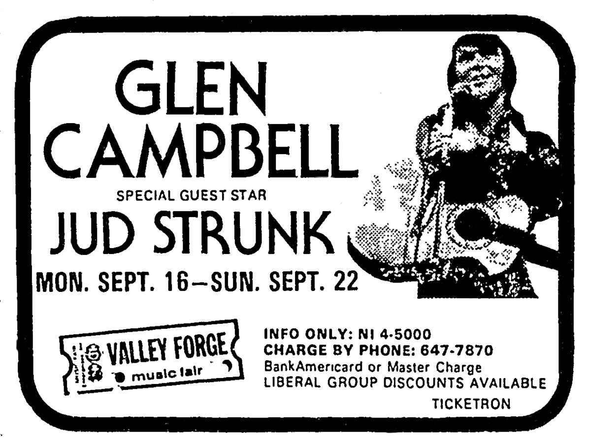 Glen Campbell Concert & Tour History | Concert Archives