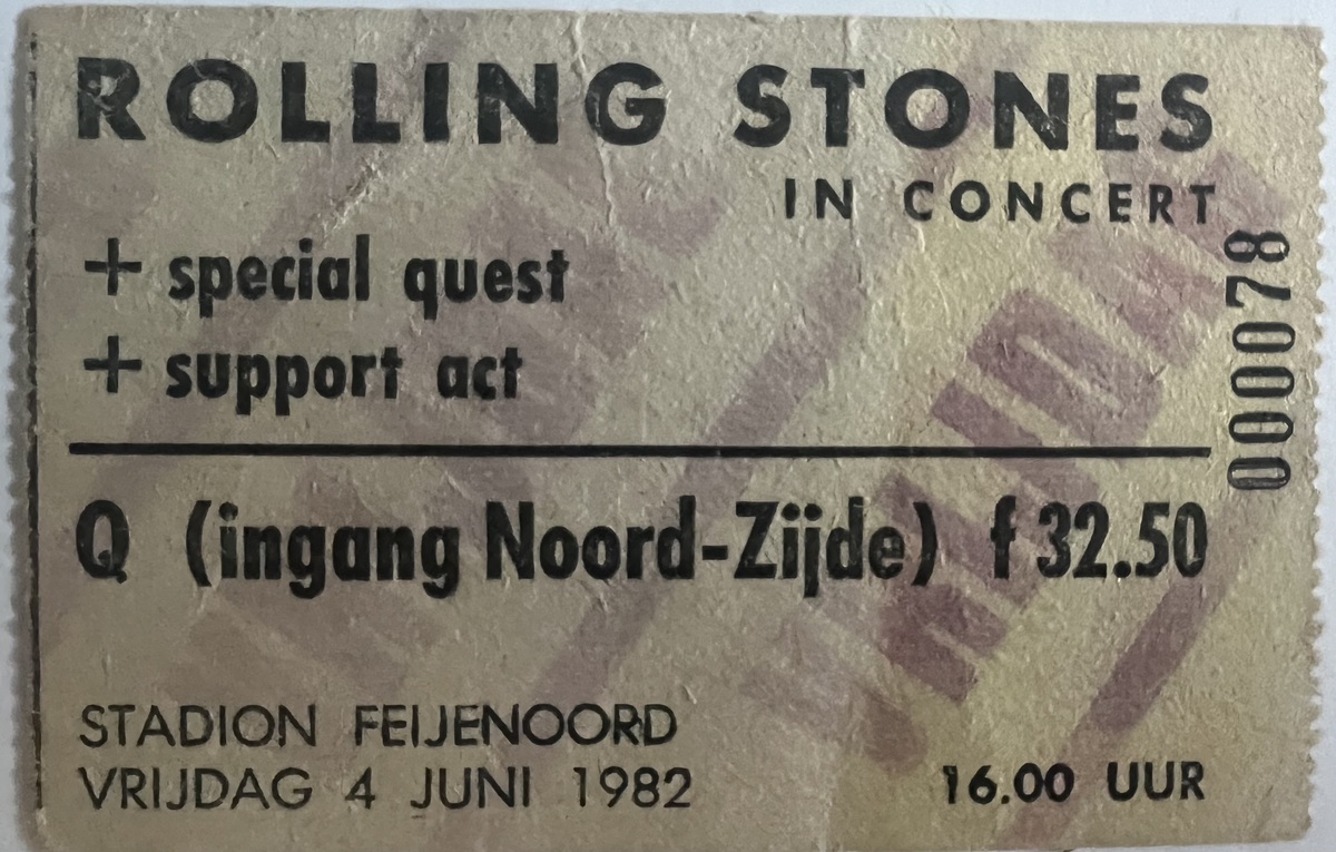 The Rolling Stones's 1982 Concert & Tour History | Concert Archives