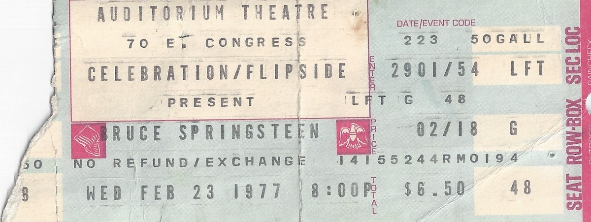 Bruce Springsteen's 1977 Concert & Tour History | Concert Archives