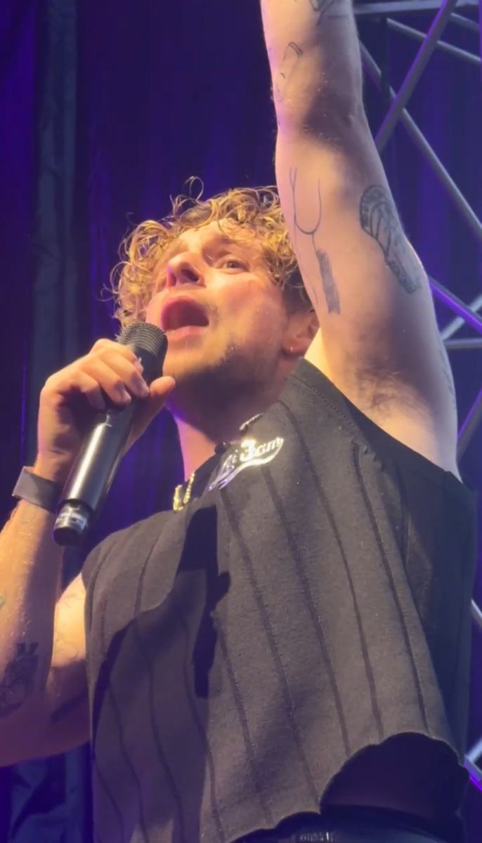 Jul 06, 2024: Tom Grennan / Victor Ray at Millennium Square Leeds Leeds ...