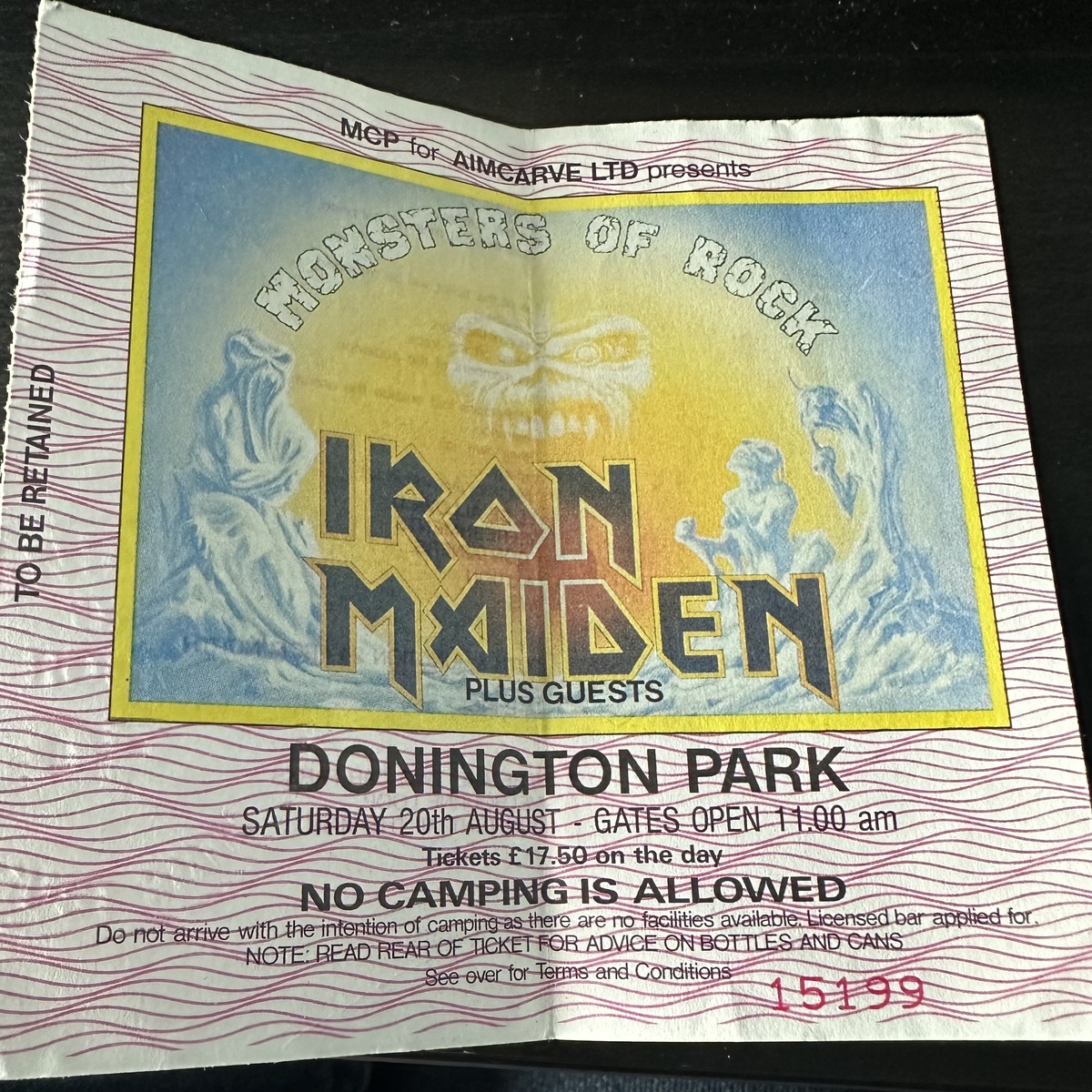 Aug 20, 1988: Monsters of Rock England 1988 at Donington Park Castle ...