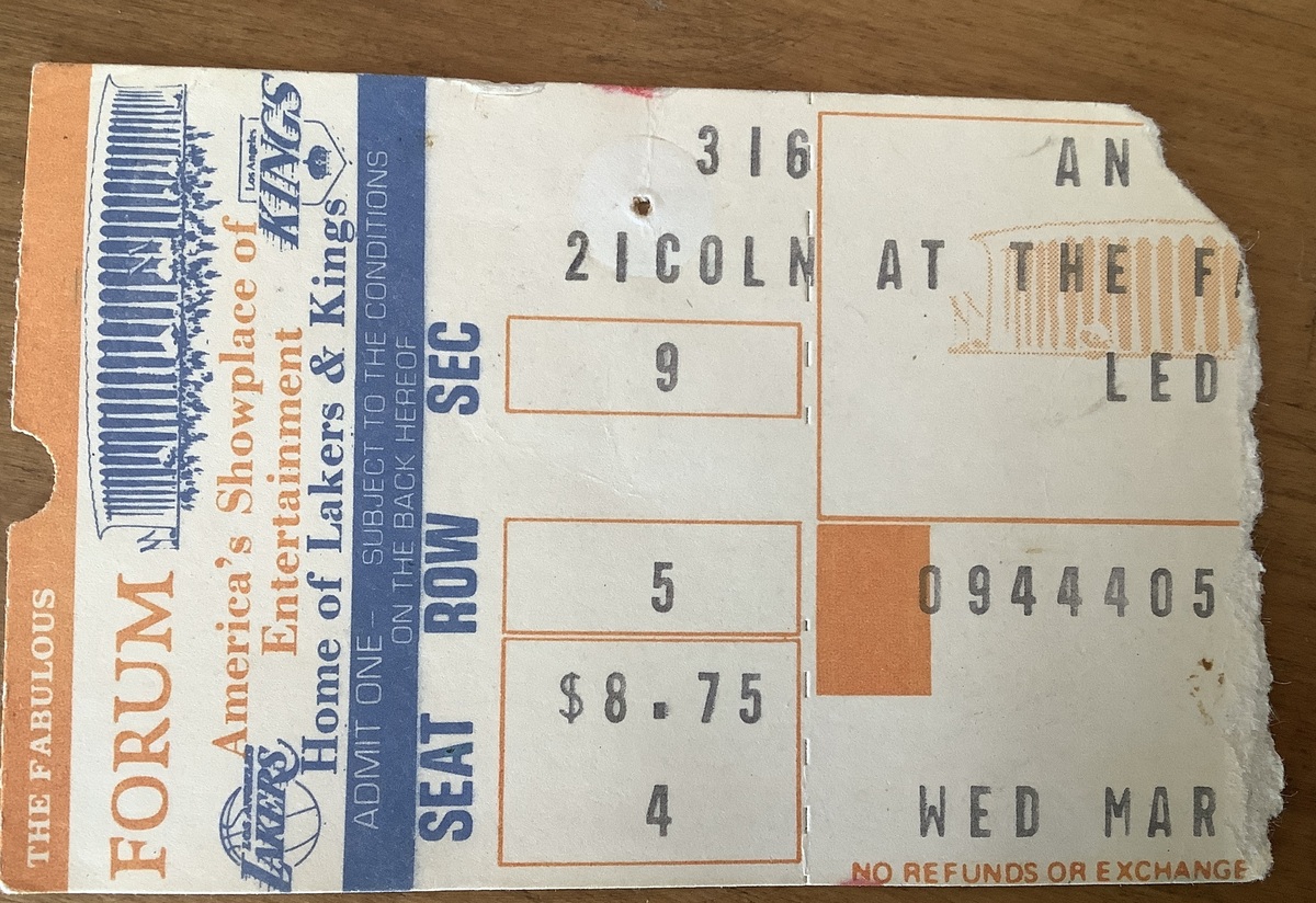 Led Zeppelin's 1977 Concert & Tour History | Concert Archives