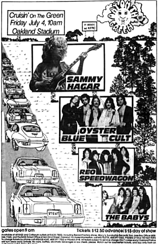 Blue Öyster Cult's 1980 Concert & Tour History | Concert Archives