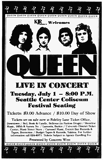 Queen's 1980 Concert & Tour History | Concert Archives