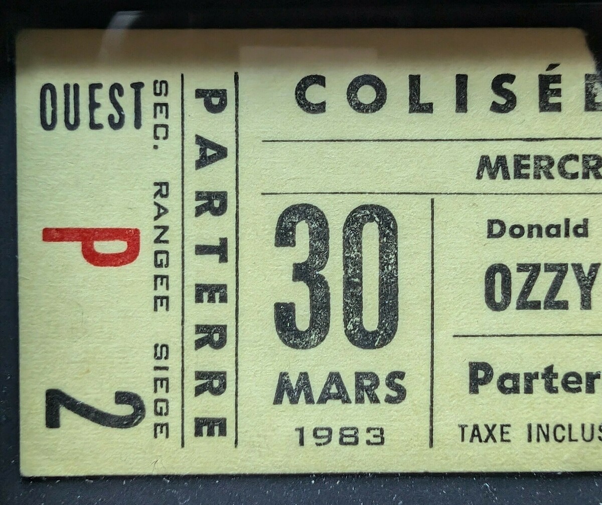 Ozzy Osbourne's 1983 Concert & Tour History | Concert Archives