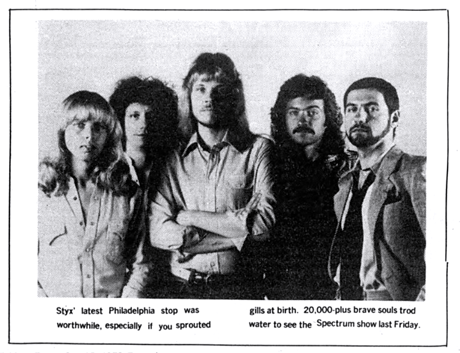 Styx's 1978 Concert & Tour History | Concert Archives