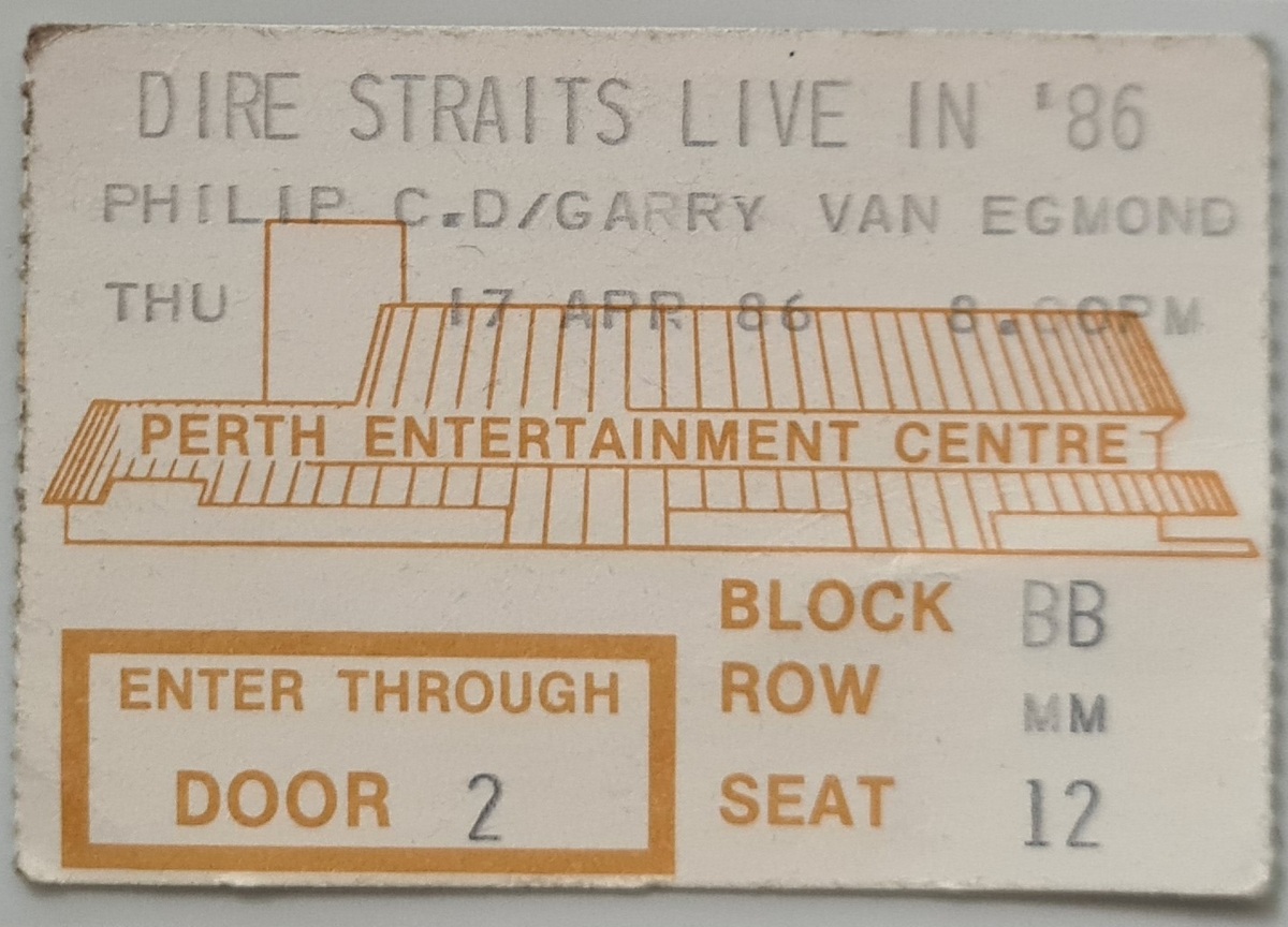 Concert History of Perth Entertainment Centre Perth, Western Australia ...