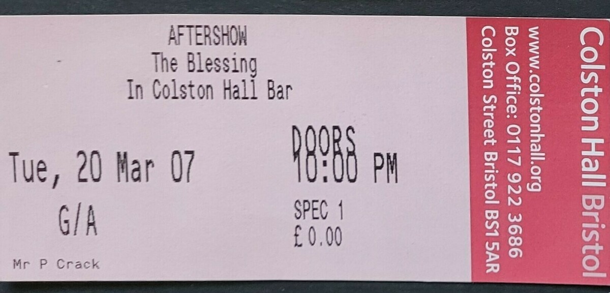 Get the Blessing Concert & Tour History | Concert Archives