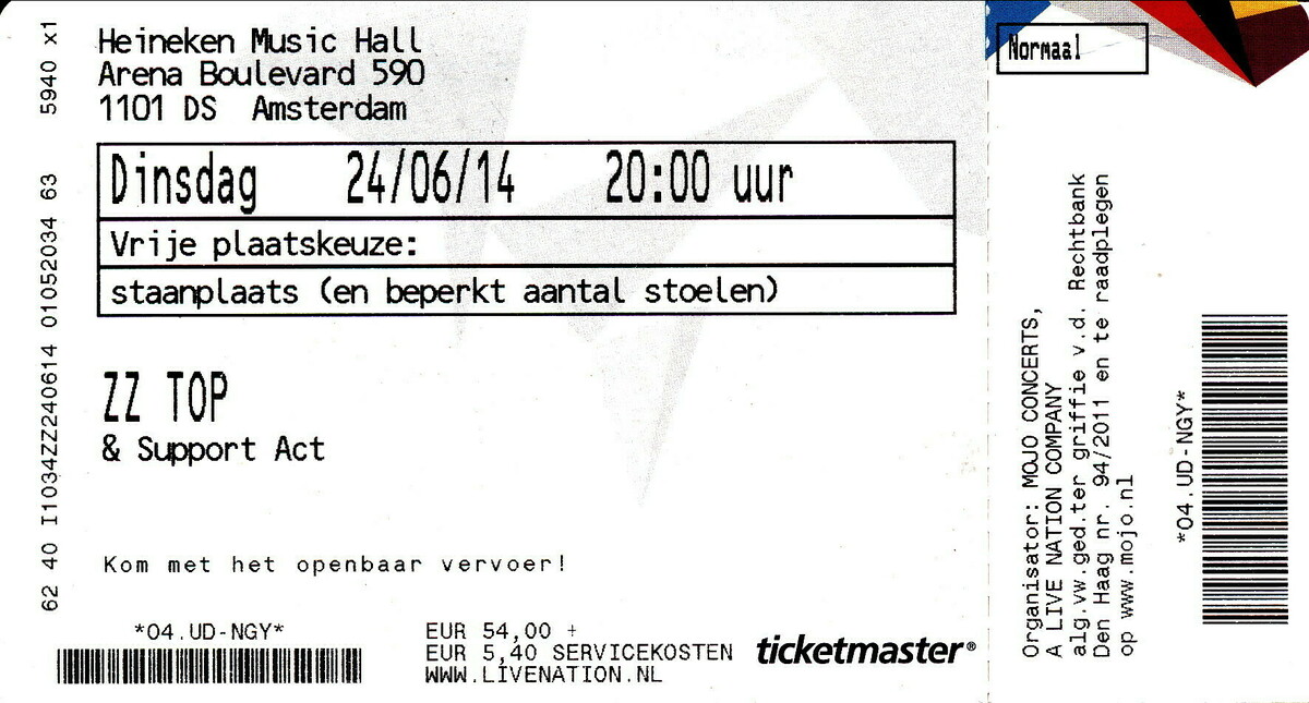 ZZ Top Concert & Tour History (Updated for 2024) | Concert Archives