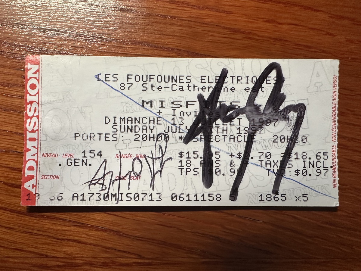 Misfits Concert & Tour History (Updated for 2024) | Concert Archives