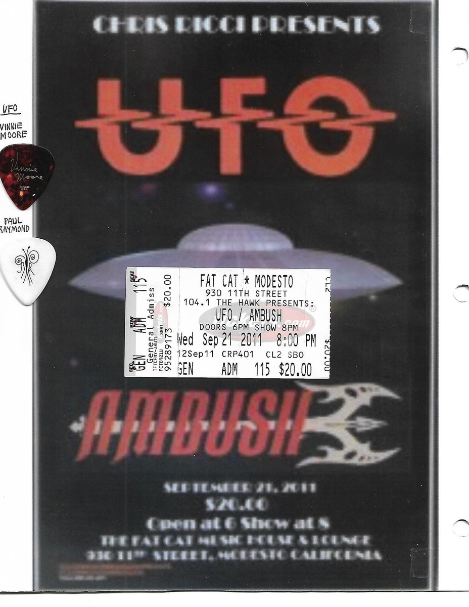 UFO Concert & Tour History (Updated for 2024) | Concert Archives