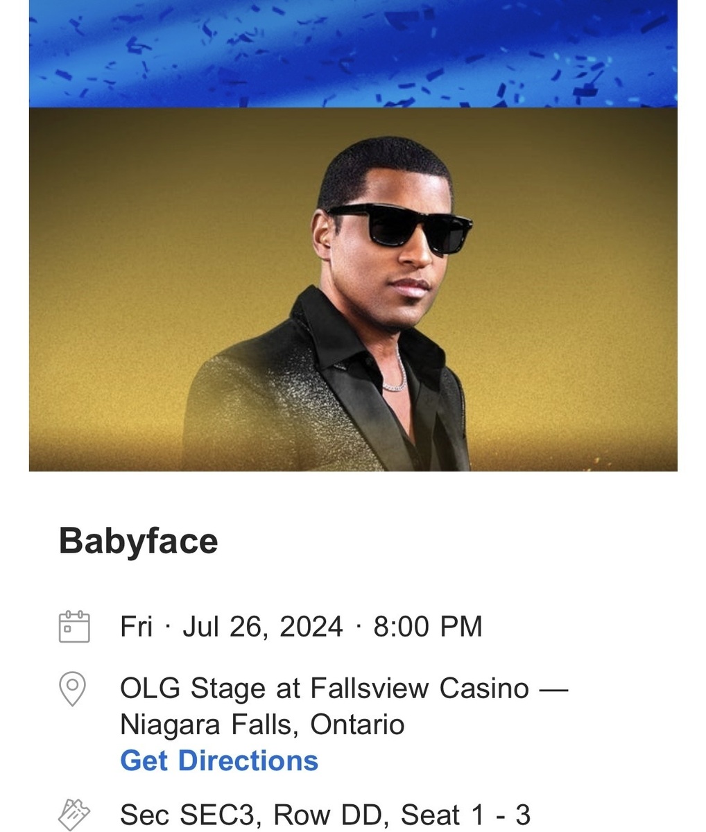 Babyface Concert & Tour History (Updated for 2025) | Concert Archives
