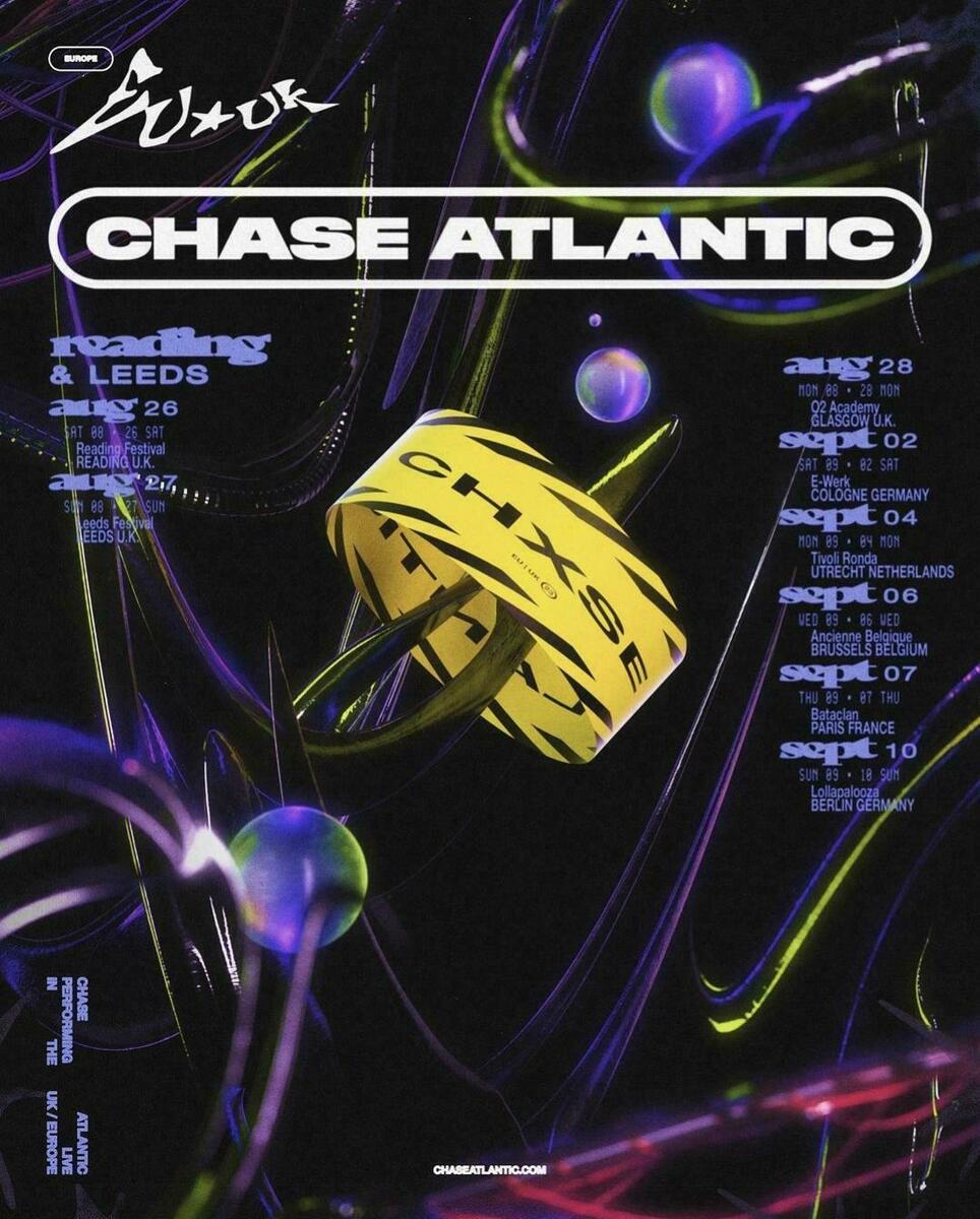 Chase Atlantic Concert & Tour History (Updated for 2024) | Concert Archives