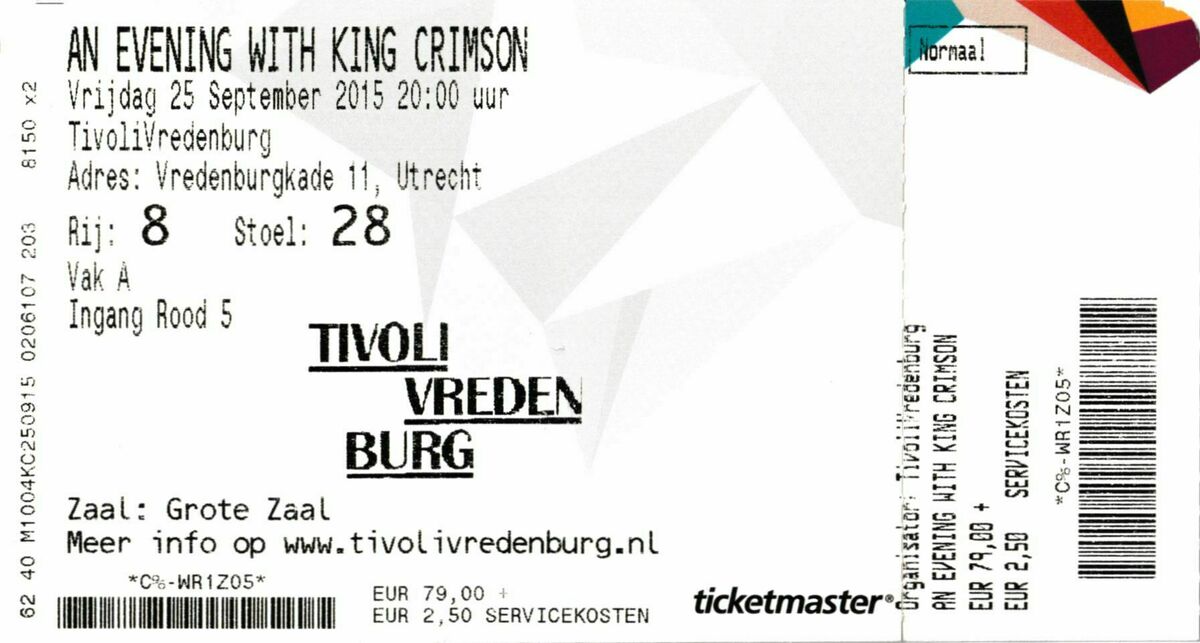 King Crimson Concert & Tour History | Concert Archives