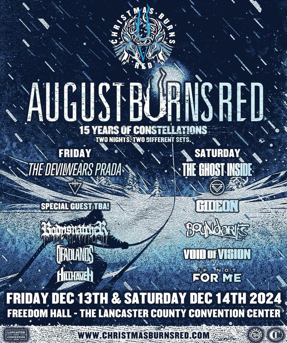 Dec 14, 2024: Christmas Burns Red 2024 @ Freedom Hall, Lancaster ...