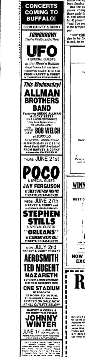 UFO Concert & Tour History (Updated for 2024) | Concert Archives
