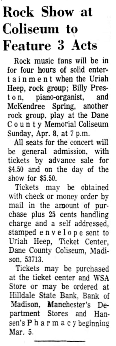 Billy Preston Concert & Tour History | Concert Archives