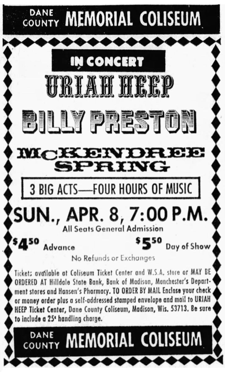 Billy Preston Concert & Tour History | Concert Archives