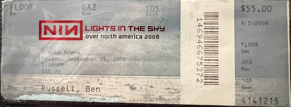 Nine Inch Nails Concert & Tour History | Concert Archives