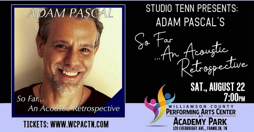 Adam Pascal Concert & Tour History (Updated for 2025) | Concert Archives