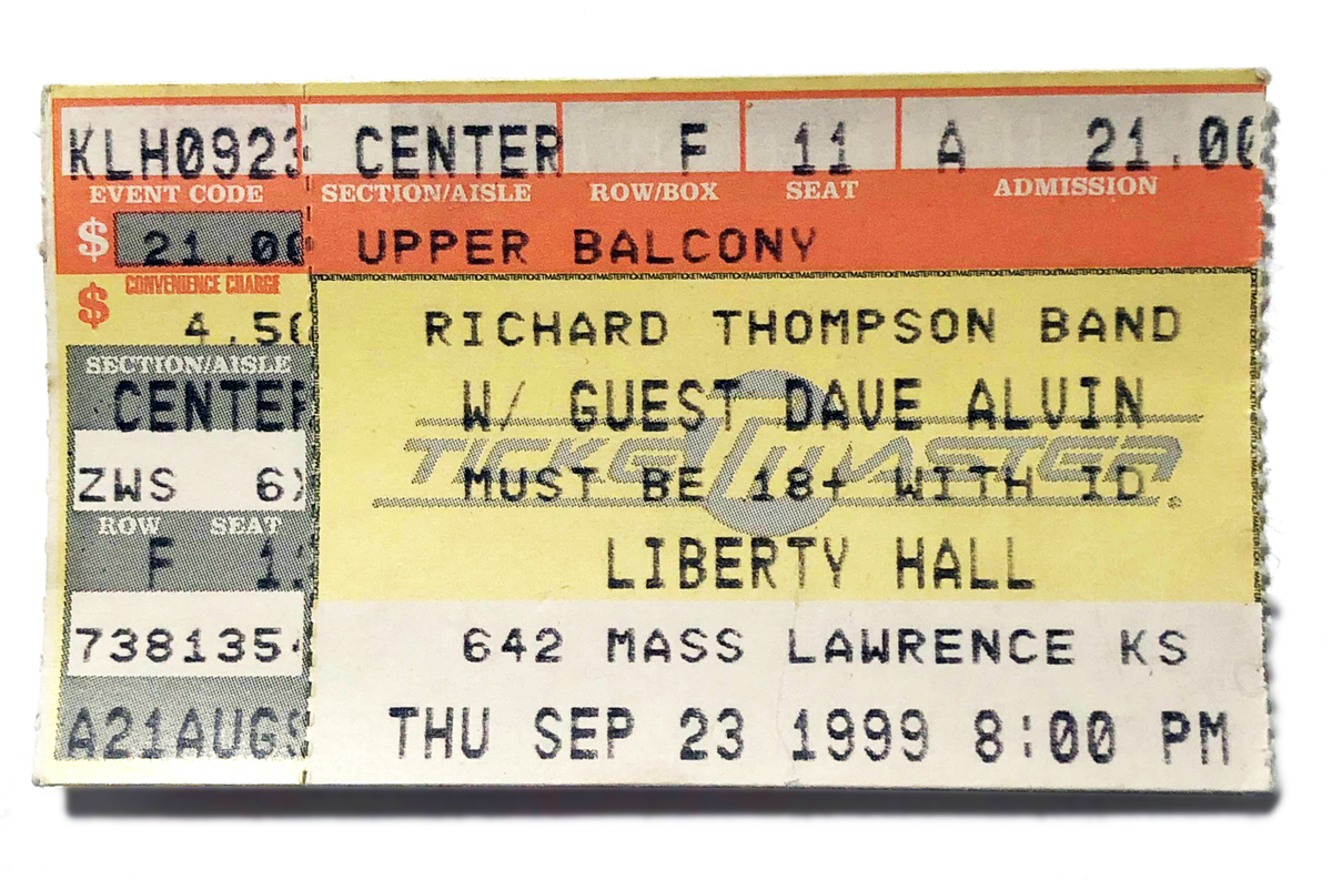 Richard Thompson Band Concert & Tour History | Concert Archives