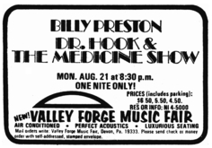 Billy Preston Concert & Tour History | Concert Archives