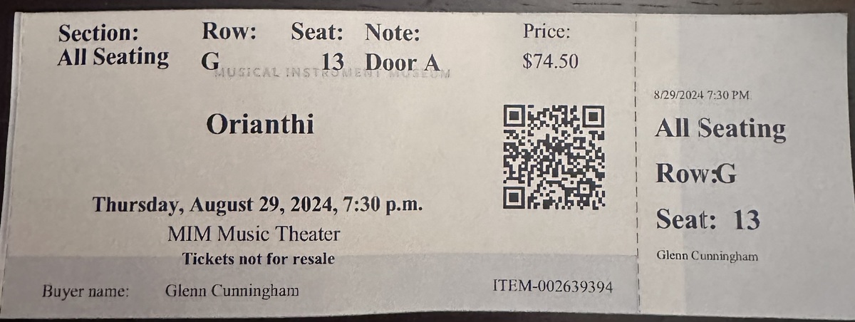 Concert History of MIM Music Theater Phoenix, Arizona, United States ...