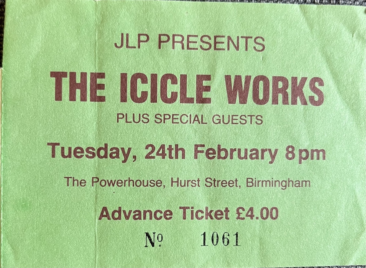 The Icicle Works Concert & Tour History (Updated for 2025) | Concert Archives