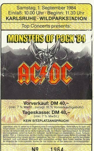 Ozzy Osbourne's 1984 Concert & Tour History | Concert Archives