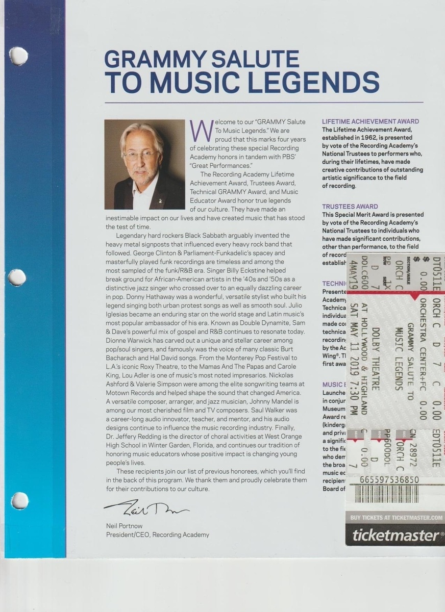 Johnny Mathis Concert & Tour History (Updated for 2024 - 2025 ...