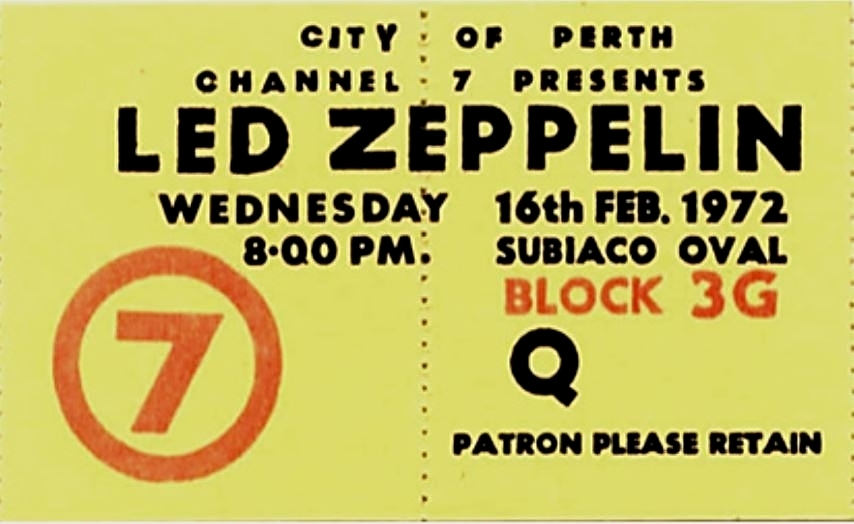 Led Zeppelin's 1972 Concert & Tour History | Concert Archives