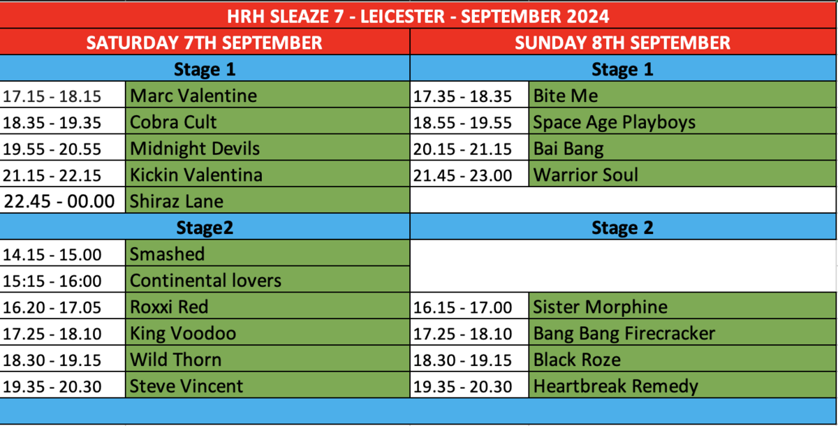 Marc Valentine's 2024 Concert & Tour History | Concert Archives