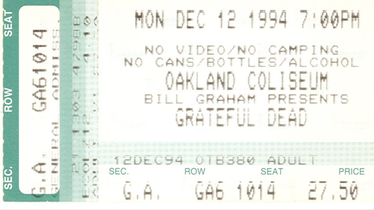 Grateful Dead's 1994 Concert & Tour History | Concert Archives