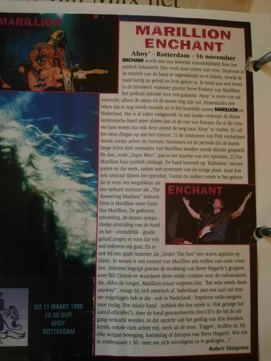 Marillion Concert & Tour History (Updated for 2024 - 2025) | Concert ...