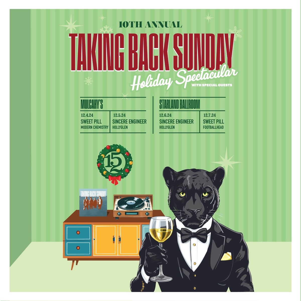 Dec 06, 2024: Taking Back Sunday / Sincere Engineer / Hollyglen at ...