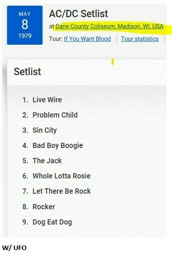 AC/DC's 1979 Concert & Tour History | Concert Archives